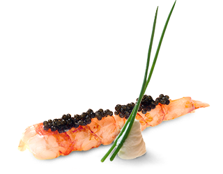 Crayfish and Italian Calvisius caviar | Ferrari Trento